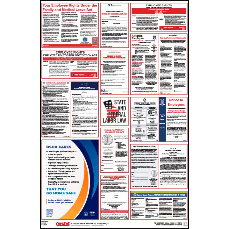 Rhode Island Labor Law Poster