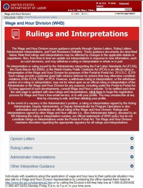 US DOL’s Opinion Letters Are Making a Comeback - Compliance Poster Company