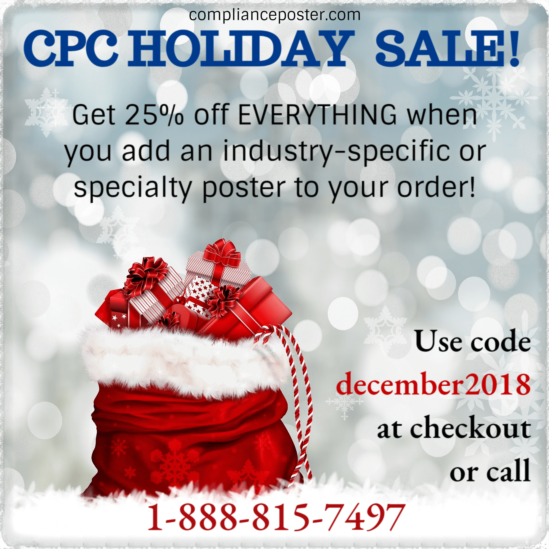 Shop CPC's Holiday Poster Sale! - Compliance Poster Company