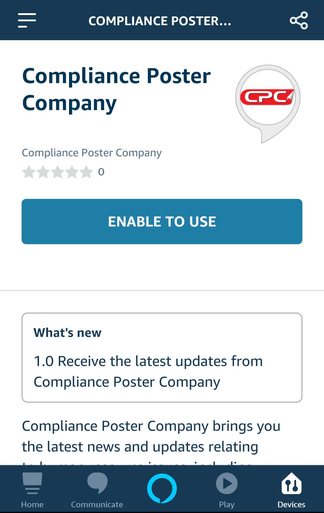 "Alexa, open Compliance Poster Company" - Compliance Poster Company